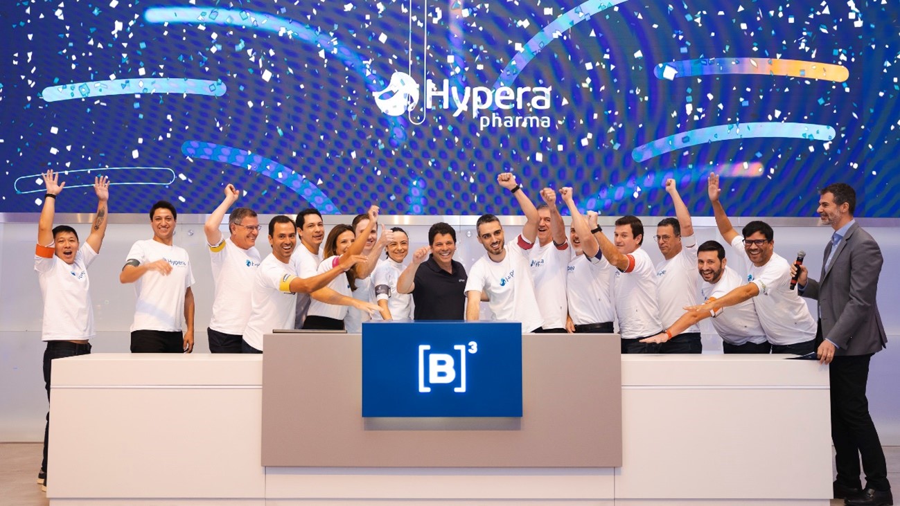 Hypera Pharma comemora 15 anos de listagem na B3 | B3